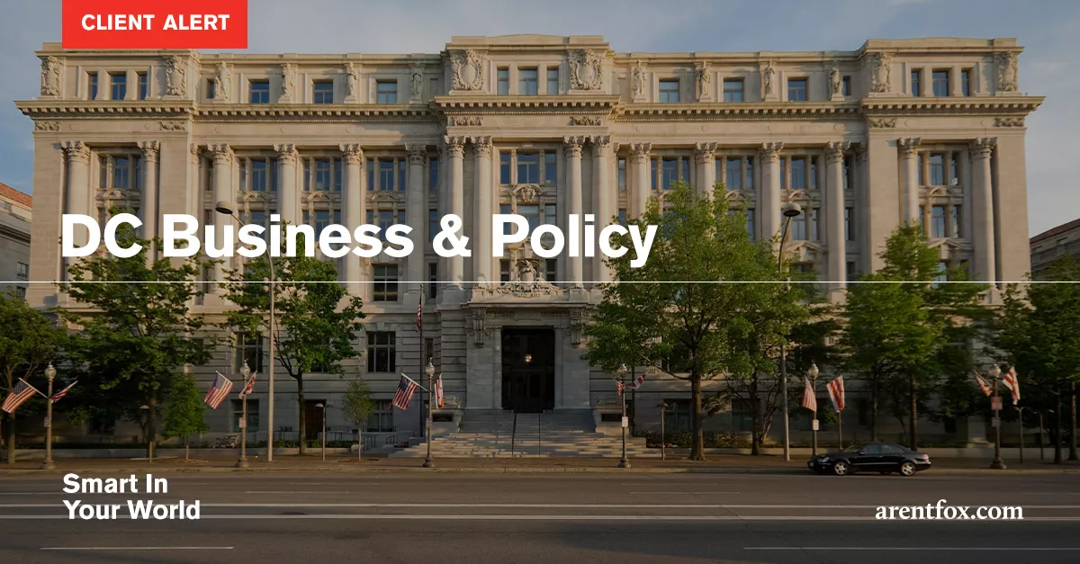 DC Lawmakers Choose Shorter TOPA Tolling Period | ArentFox Schiff