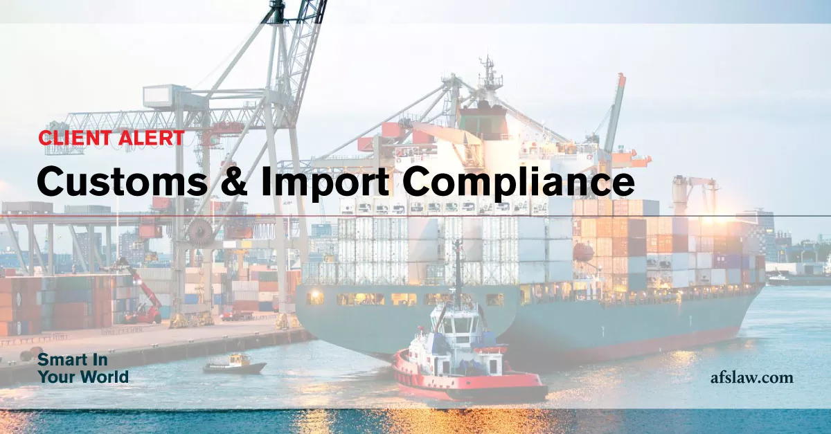 USTR Launches “Phase 2” of Four-Year China Tariff Review | ArentFox Schiff