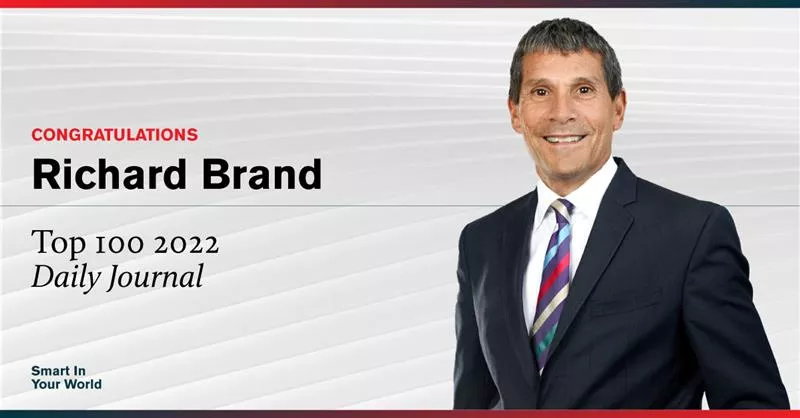 Richard Brand Listed Among Daily Journal’s Top 100 Lawyers for Second ...