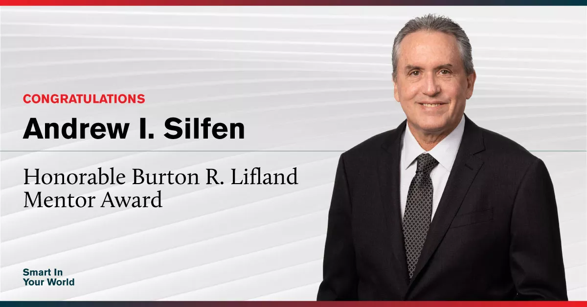 Silfen Honored for Industry Leadership With NYIC Mentor Award ...