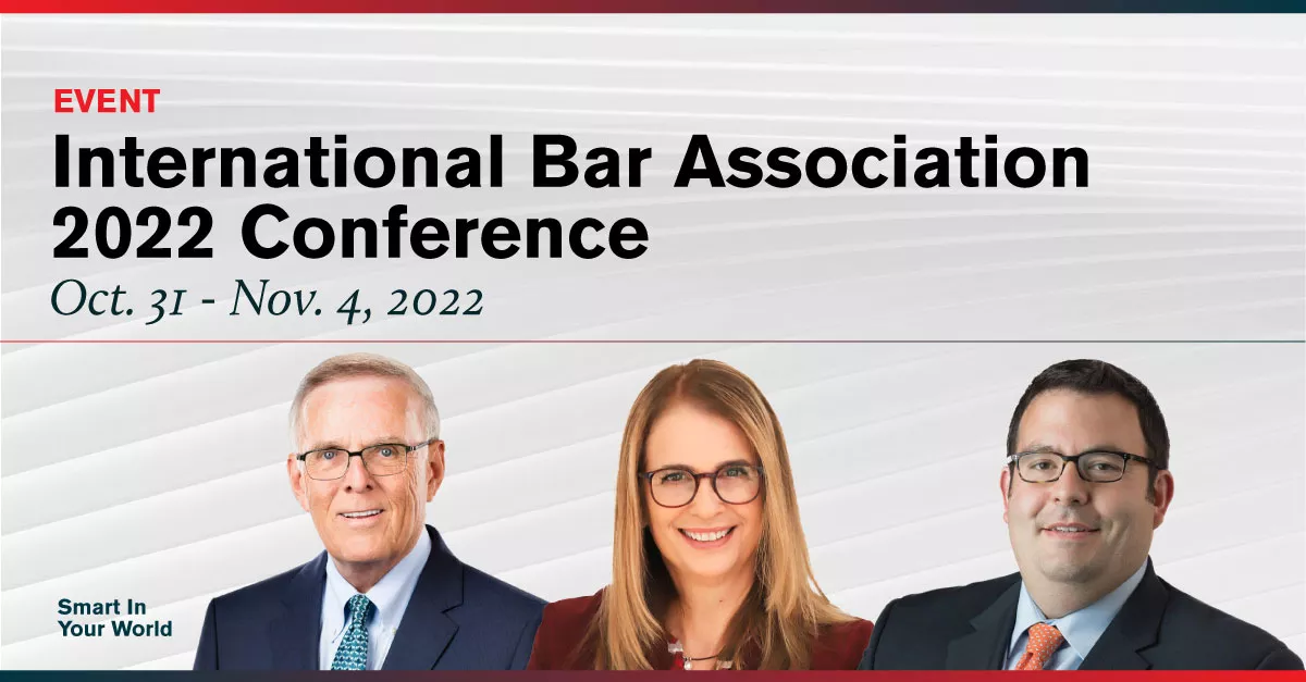 International Bar Association (IBA) Annual Conference Miami 2022 ...