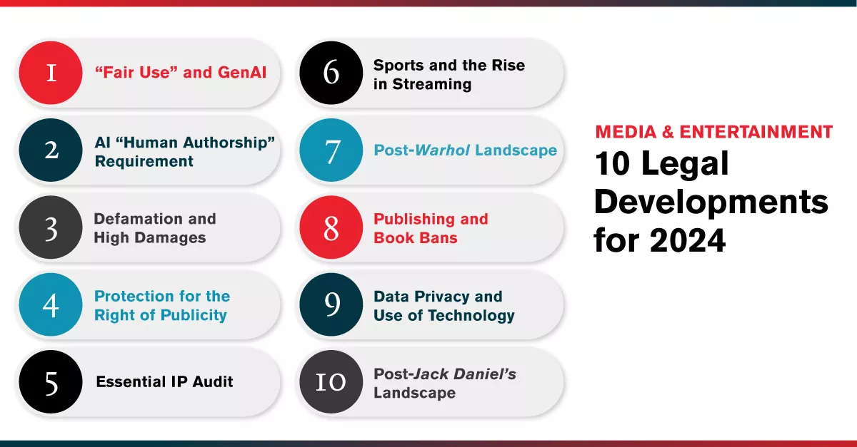 Media & Entertainment: 10 Legal Developments Impacting Business and ...